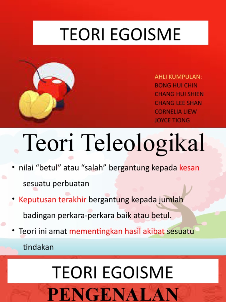 Teori Egoisme | PDF