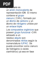Ferrocianuro: Composición y Usos | PDF | Química | Elementos químicos