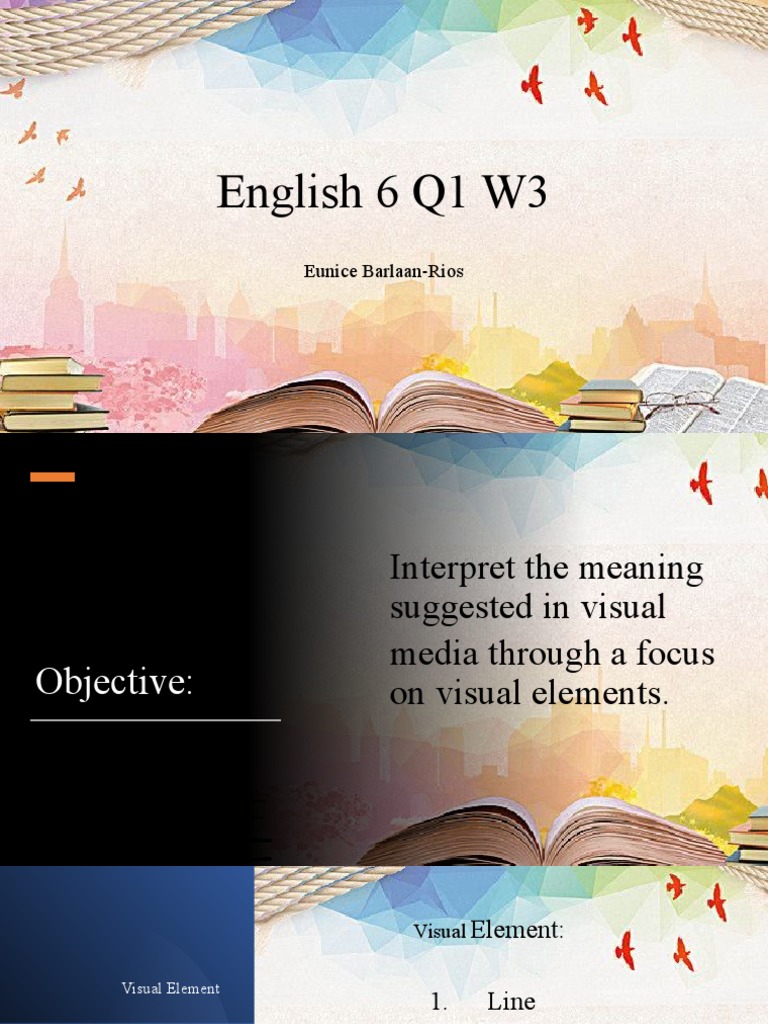 English 6 Q1 W3: Eunice Barlaan-Rios | PDF