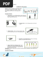 Gymnastics: - Individual Stunts - Dual Stunts - Group Stunts | PDF ...