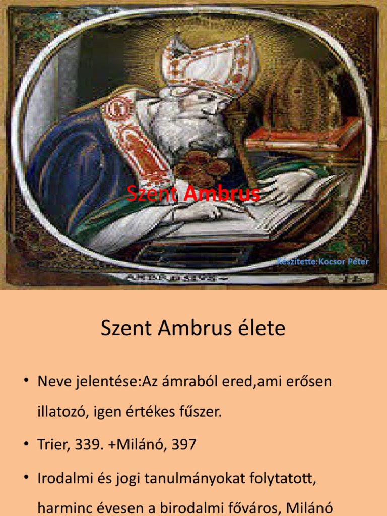 Szent Ambrus | PDF