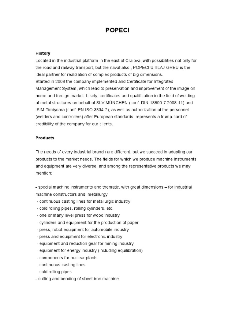 POPECI | Download Free PDF | Machines | Welding