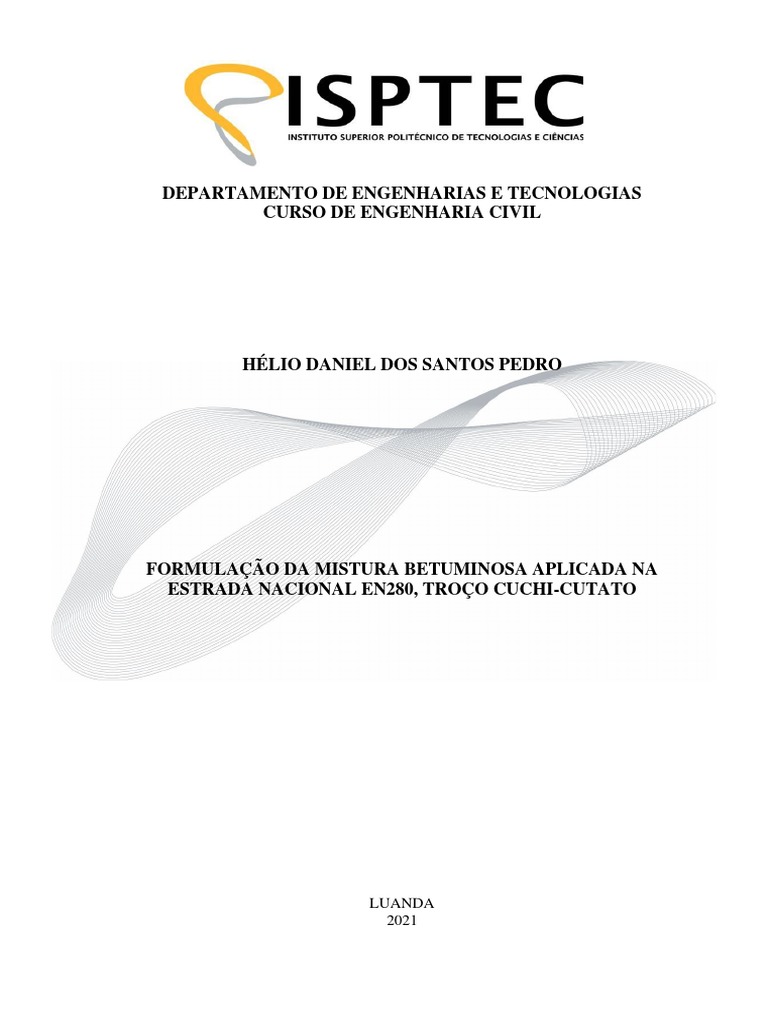 Mistura Betuminosa na EN280 | PDF | Método científico | Angola
