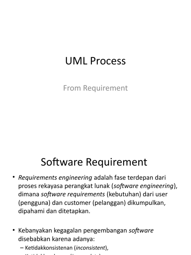 Uml Process | PDF | Komputer