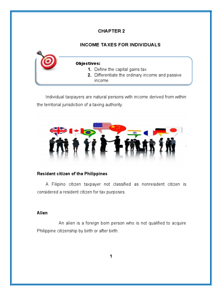 An Overview of Income Taxation for Individuals in the Philippines ...