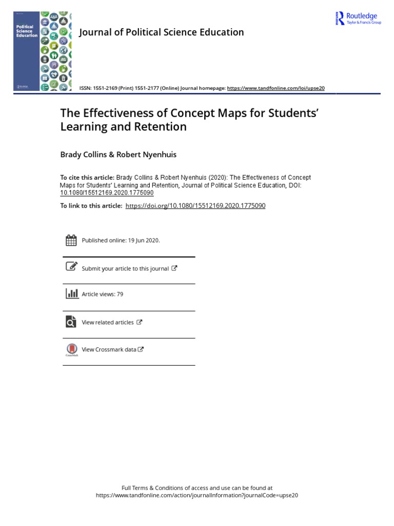 Concept Maps Enhance Student Learning | PDF | Lecture | Test (Assessment)