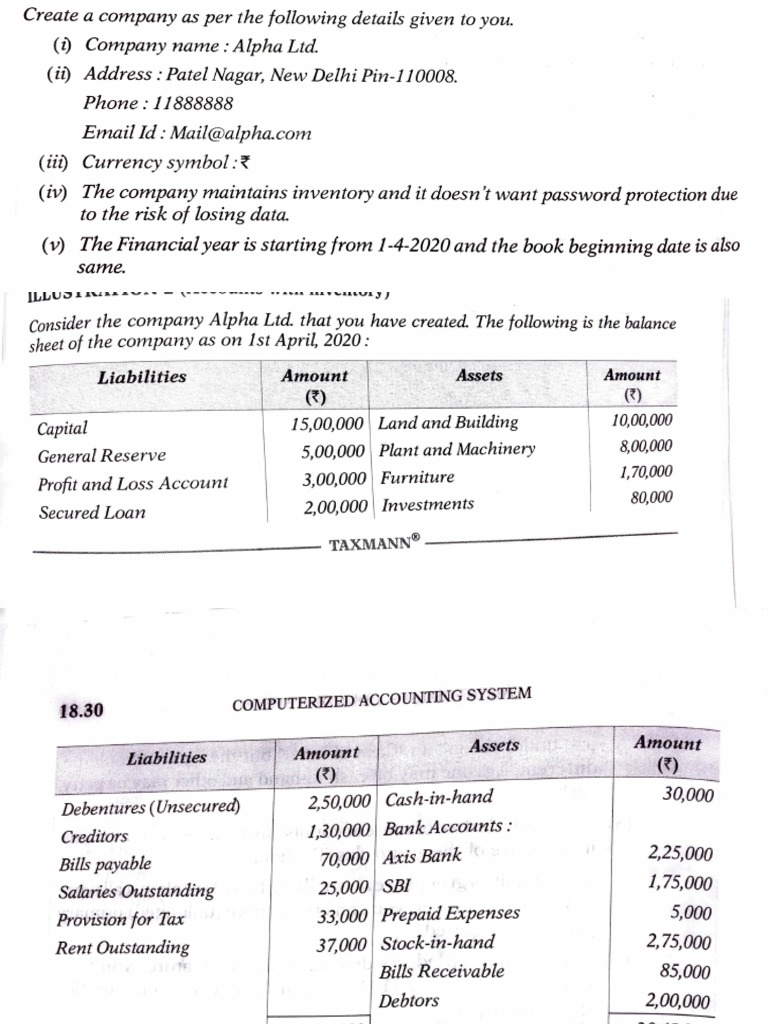 Tally Assignment | PDF | Financial Economics | Debt