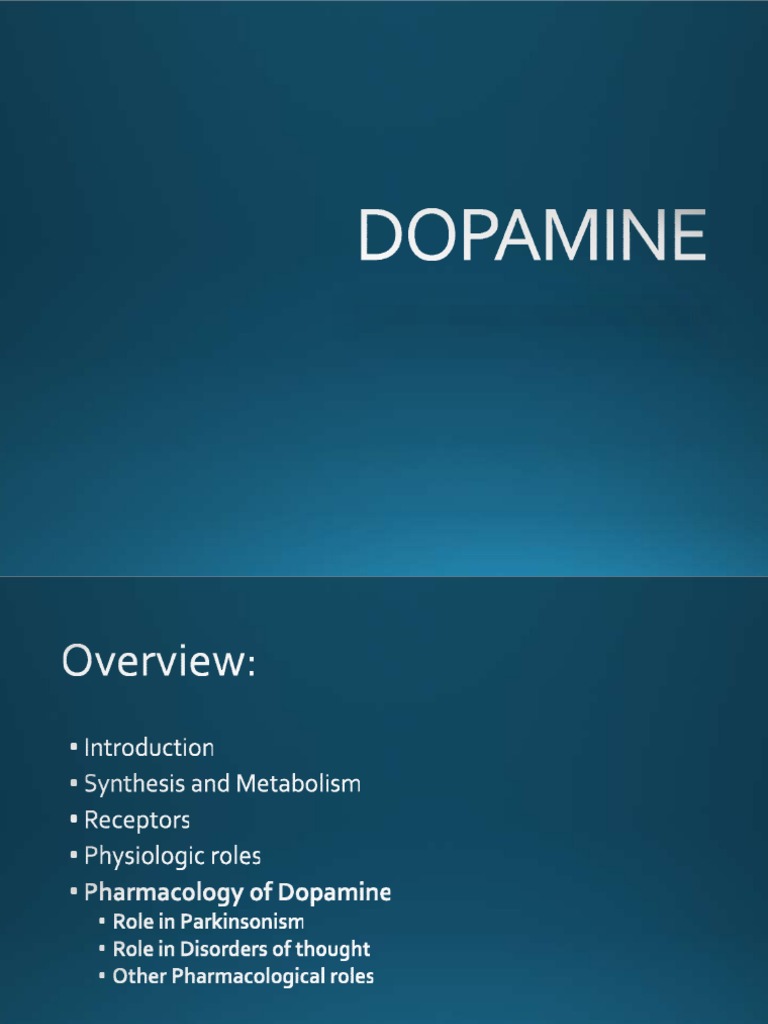 Dopamine 160609043155 | PDF | Dopamine | Neuroscience