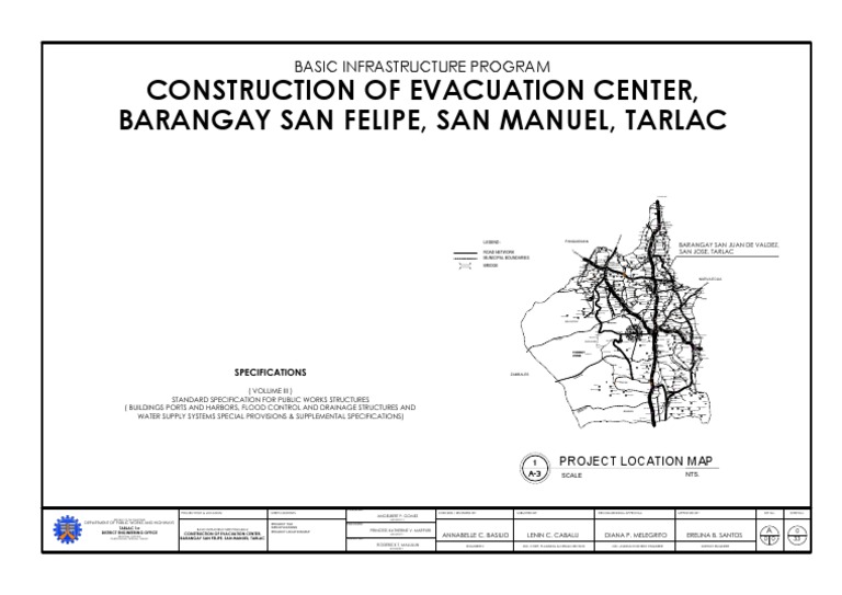 Evacuation Center Plans for San Manuel | PDF