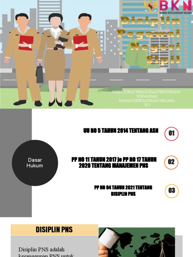 PP 94 Tahun 2021 Disiplin PNS | PDF