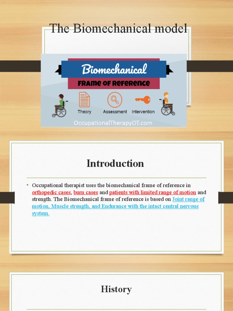 Biomechanical Frame of Reference in OT | PDF | Anatomical Terms Of ...