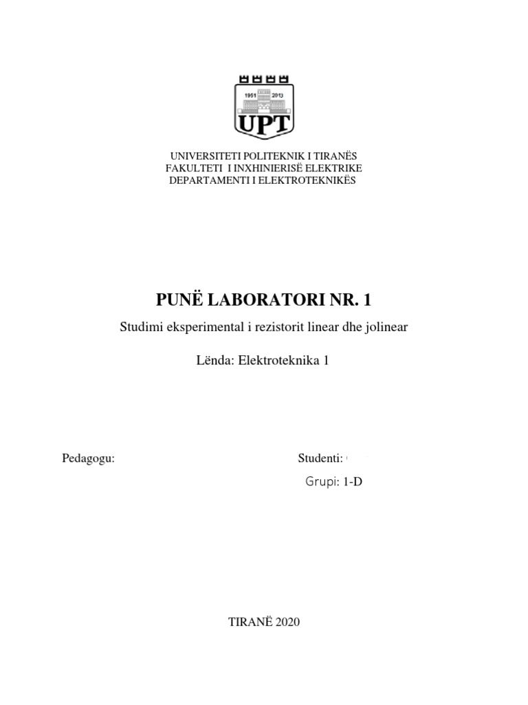 Lab Elektro 1 | PDF