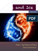 LESSON PLAN - Fire and Ice | PDF | Poetry | Rhyme