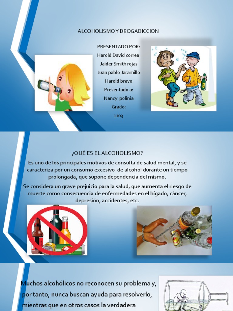 Alcoholismo y Drogadiccion | PDF | Alcoholismo | La dependencia de sustancias