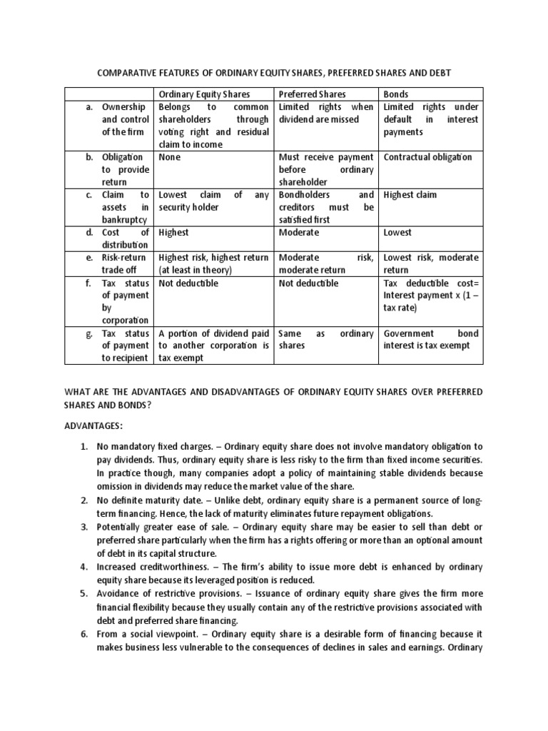 Equity Financing | PDF | Preferred Stock | Equity (Finance)