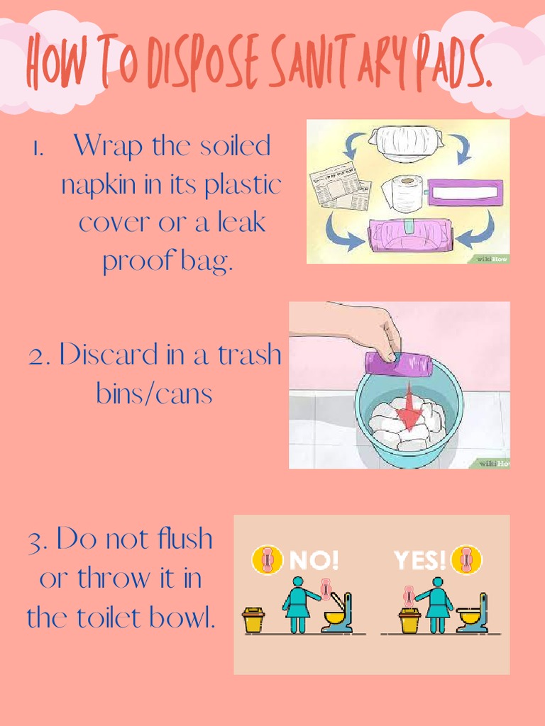 Proper Disposal of Sanitary Pads | PDF | Self-Improvement | Wellness