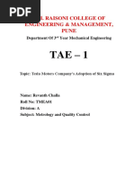 Tesla Strategy Implementation and Control | PDF | Economies | Business