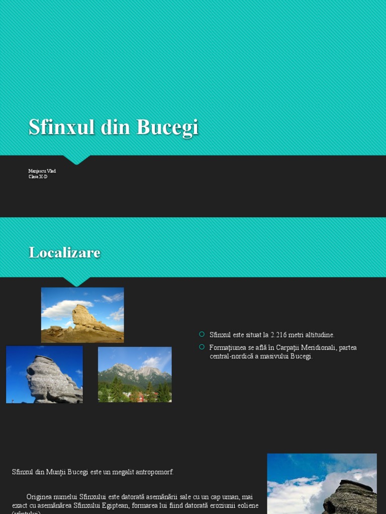 Sfinxul Din Bucegi | PDF