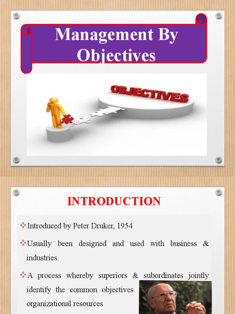 Management by Objectives | PDF | Goal | Performance Appraisal