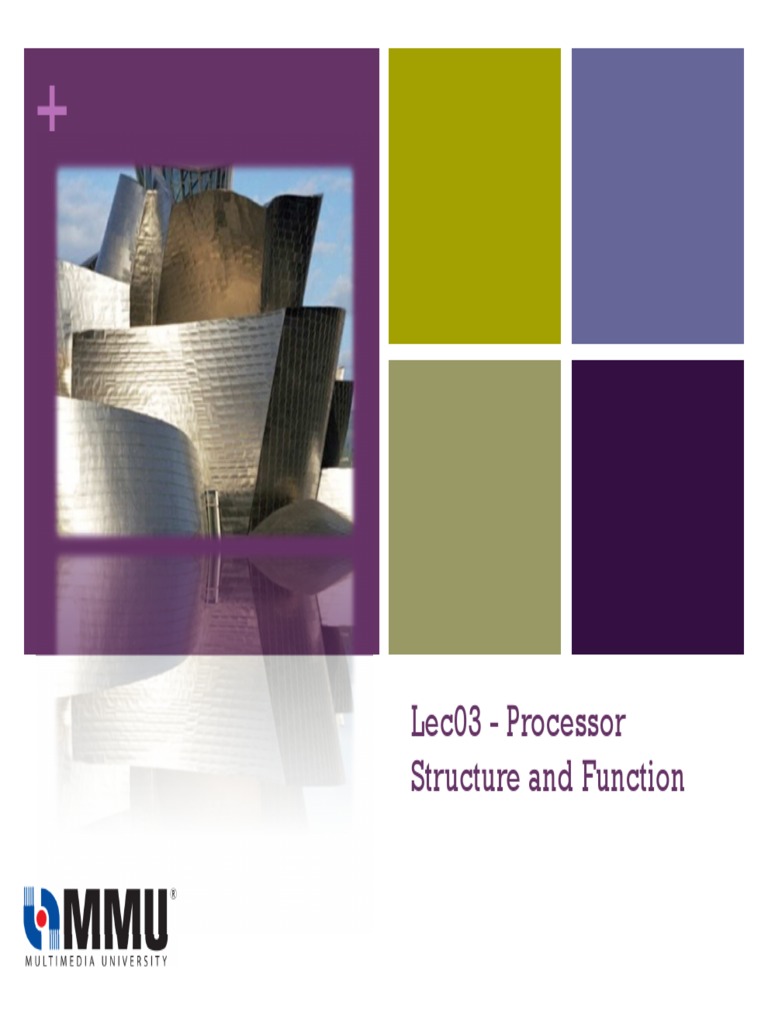Lec03 - Processor Structure and Function | PDF | Central Processing Unit | Integrated Circuit