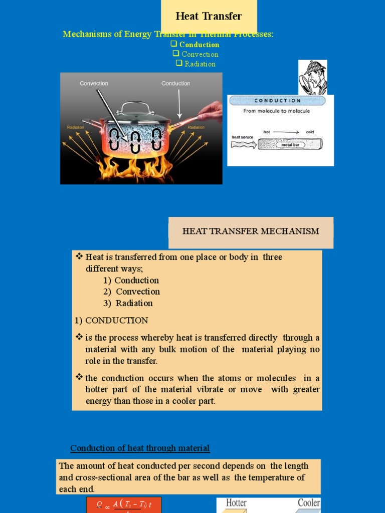 Heat Transfer: Mechanisms of Energy Transfer in Thermal Processes | PDF ...