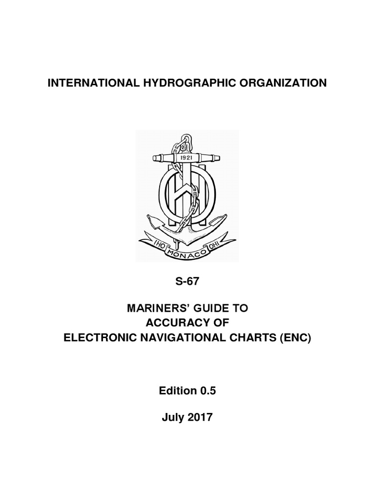 S-67 Mariners Guide To Accuracy of ENC v0.5 | PDF | Hydrography | Surveying