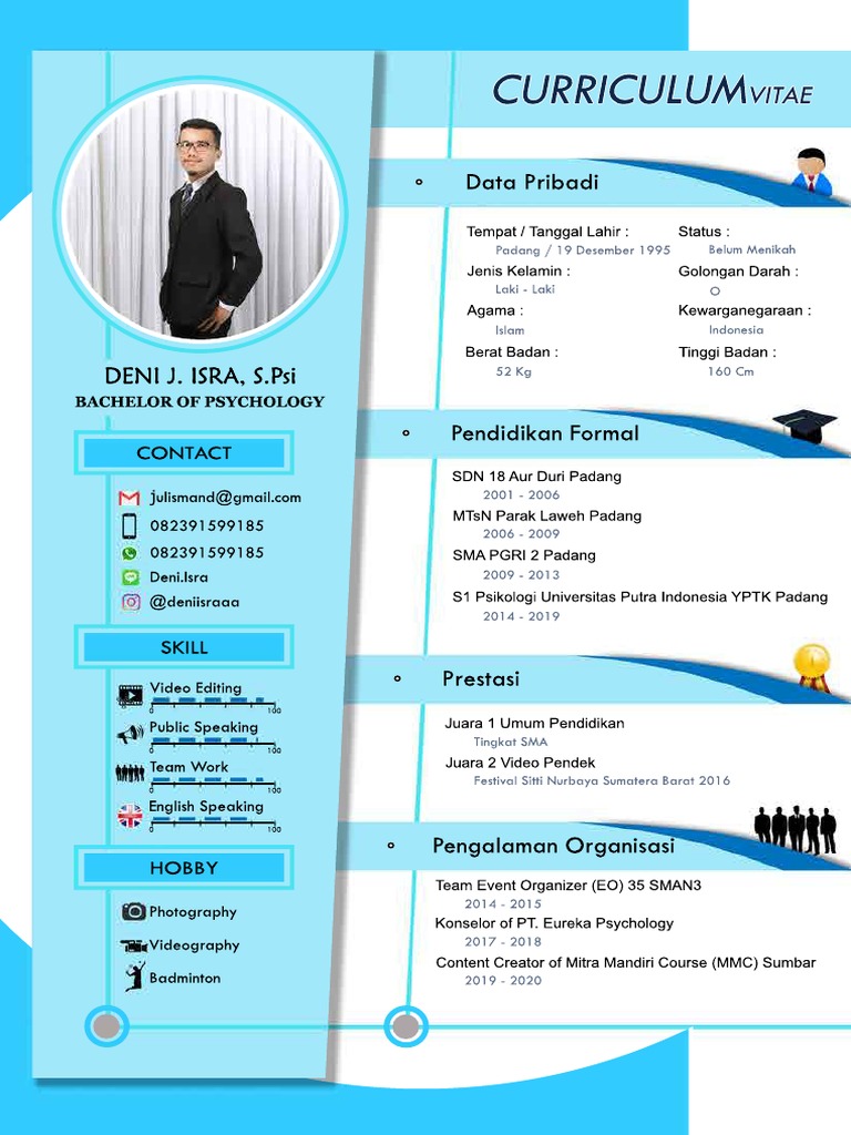 CV Deni New PDF (Standart) | PDF