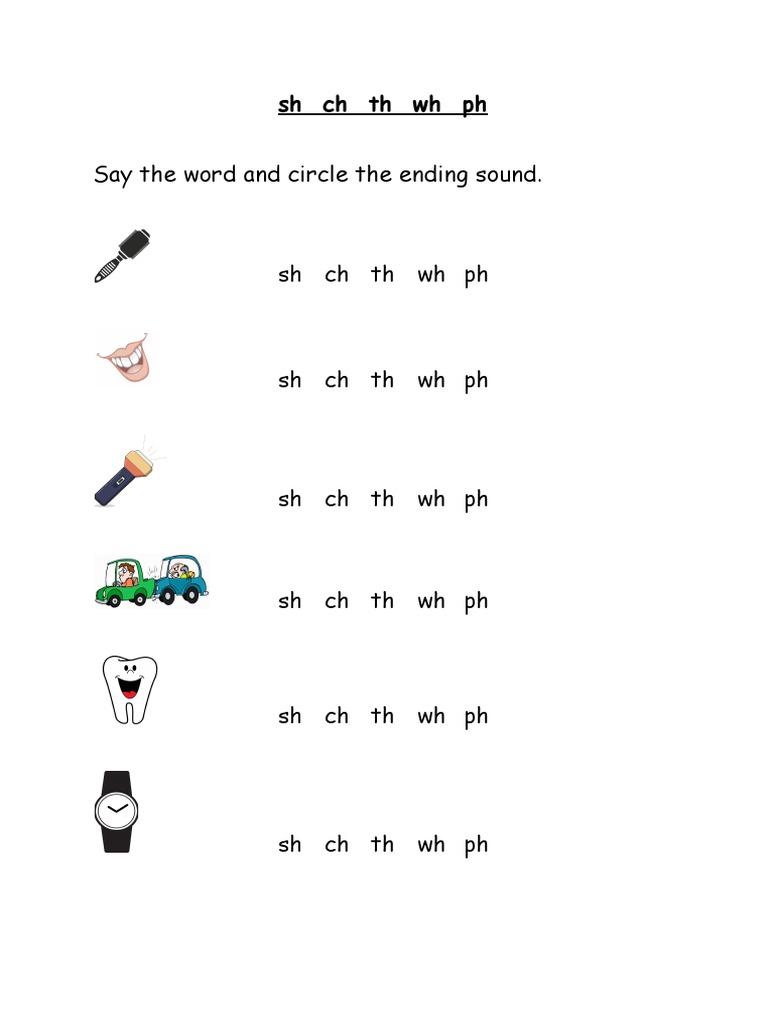 Phonics Ending Sound Worksheet | PDF | Language Arts & Discipline