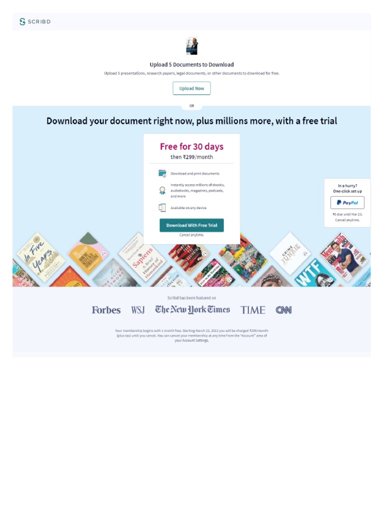 Scribd Archive Plans | PDF