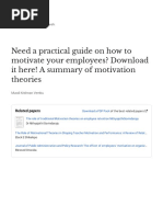 Revisiting The Multidimensional Work Motivation Scale MWMS | PDF ...