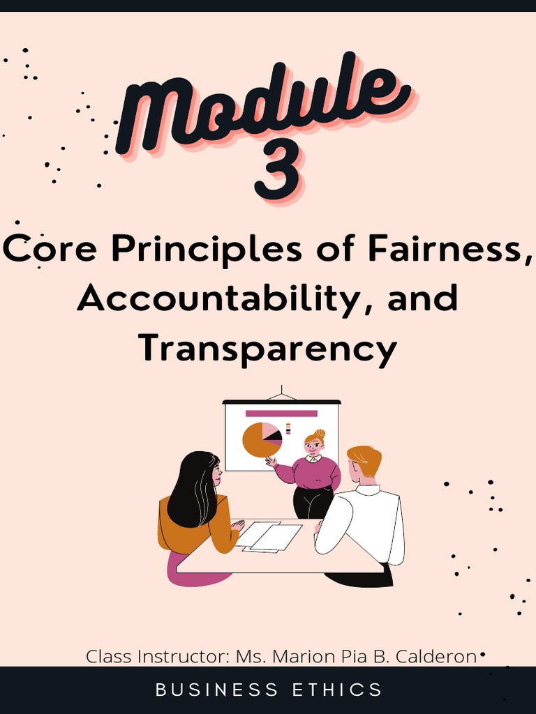 Business Ethics Module 3 | PDF | Leadership | Accountability