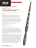 Evo Trieve Bridge Plug Halliburton | PDF | Mechanical Engineering | Physical Sciences