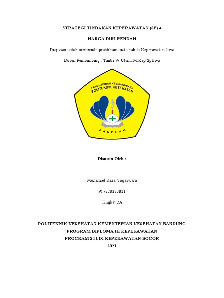 Strategi Pelaksanaan 4 Harga Diri Rendah | PDF