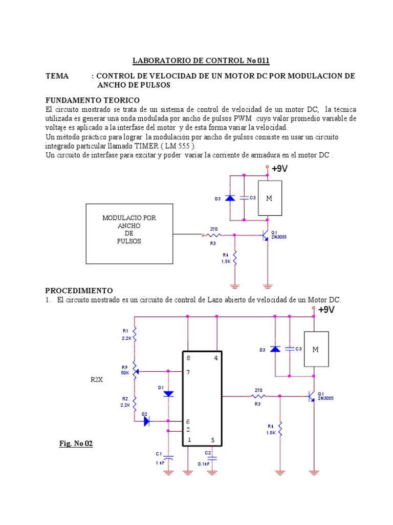Lab11.a-Control de Velocidad Motor DC | PDF | Ciencias de la ...