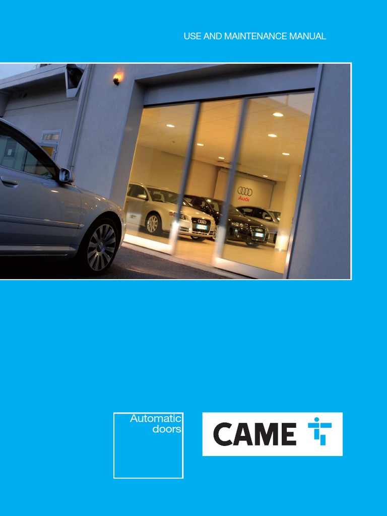 Automatic Doors: Use and Maintenance Manual | PDF | Door | Regulatory ...
