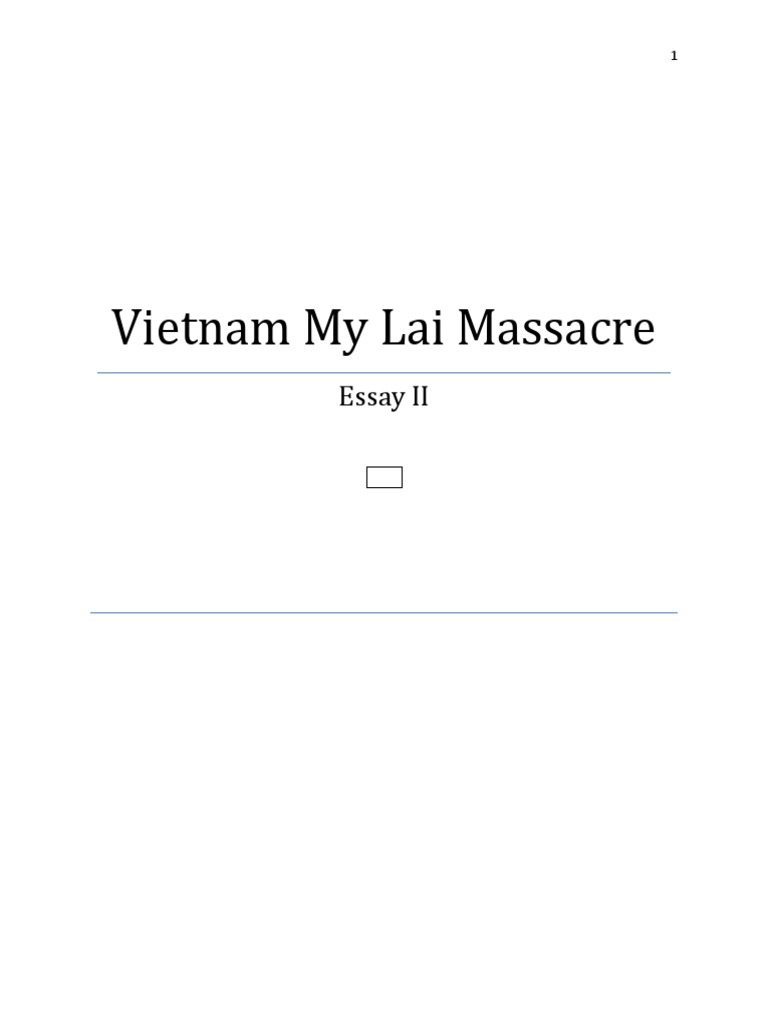 Essay 2 Vietnam War | PDF | Vietnam War | Government Of Vietnam