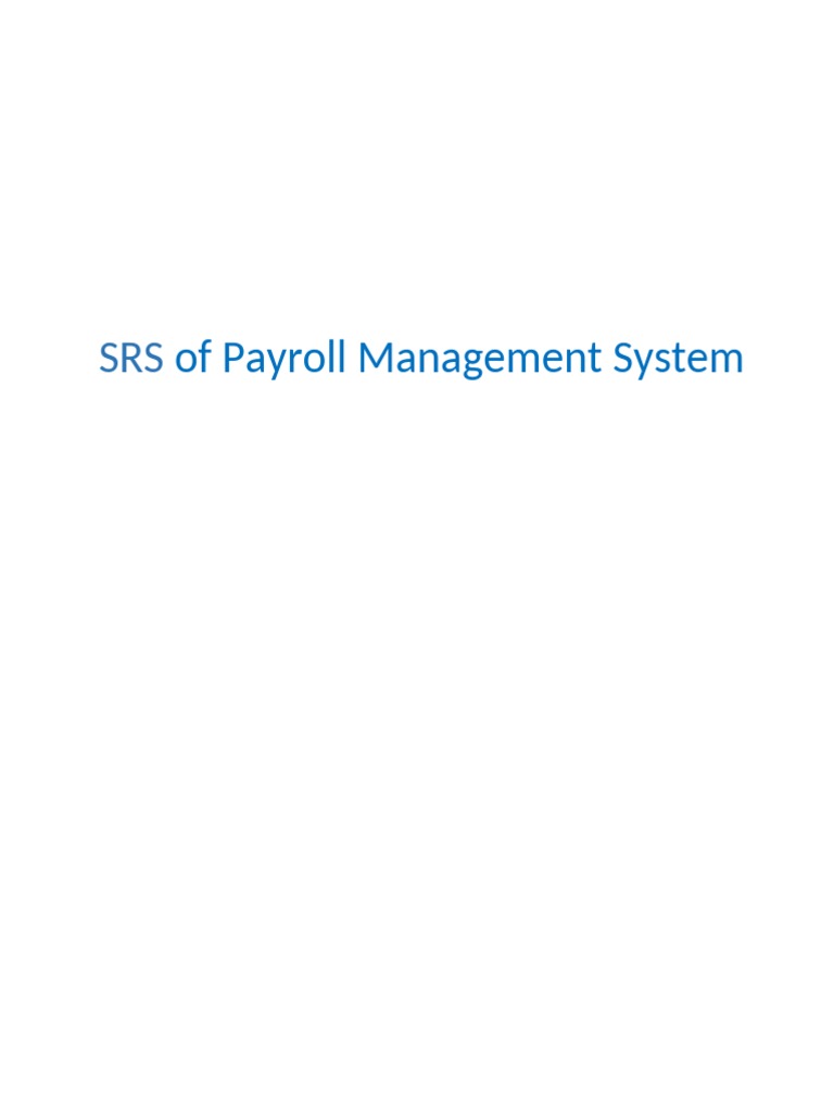 Of Payroll Management System | PDF | Databases | Visual Basic .Net