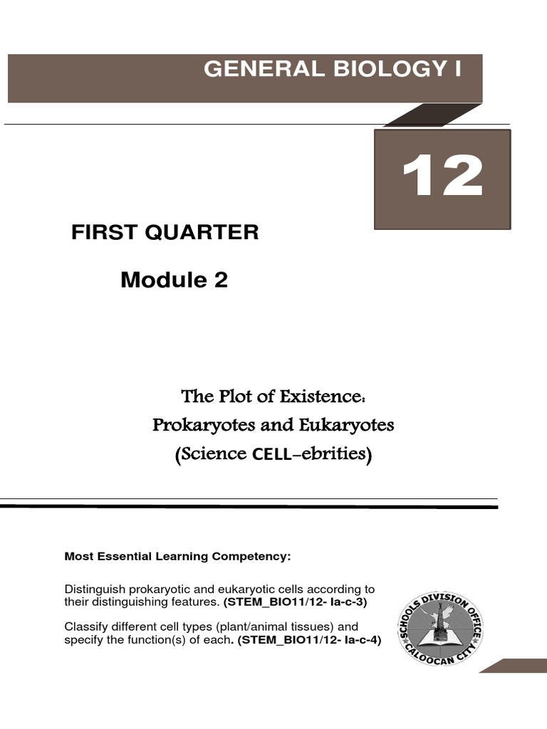 General Biology Module 2 | PDF | Cell (Biology) | Eukaryotes