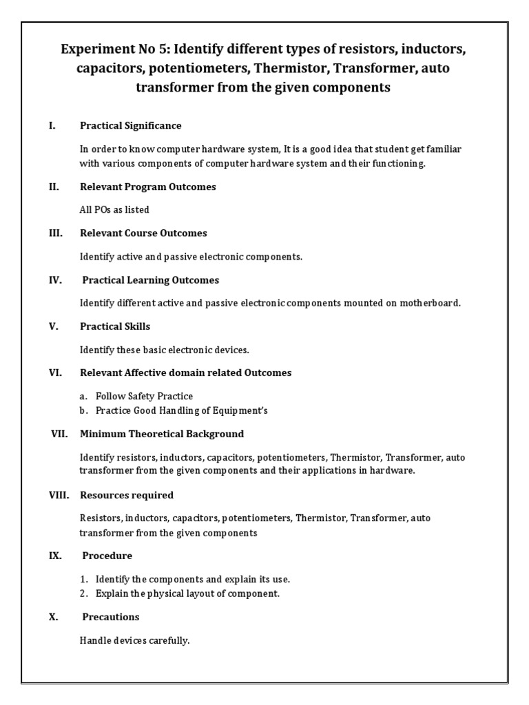 WPC Practical No. 5 | Download Free PDF | Inductor | Passivity ...