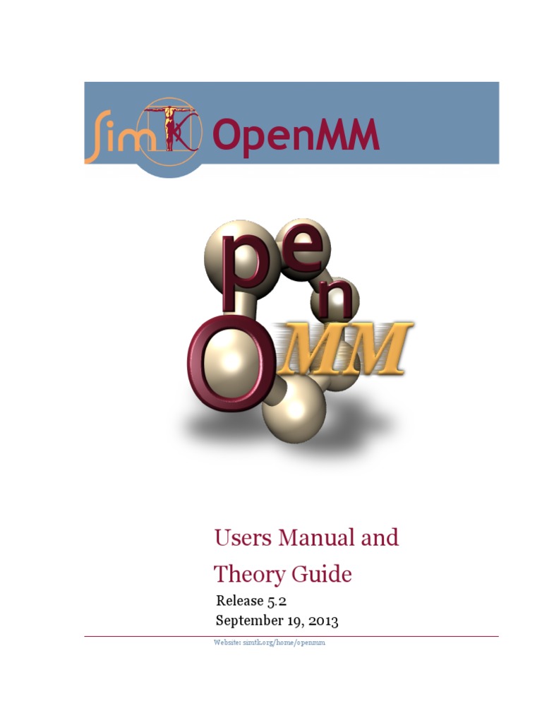Openmm: Users Manual and Theory Guide | PDF | Graphics Processing Unit ...
