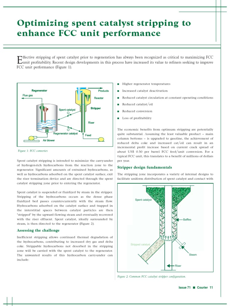 Optimizing Spent Catalyst Stripping | PDF | Nozzle | Catalysis