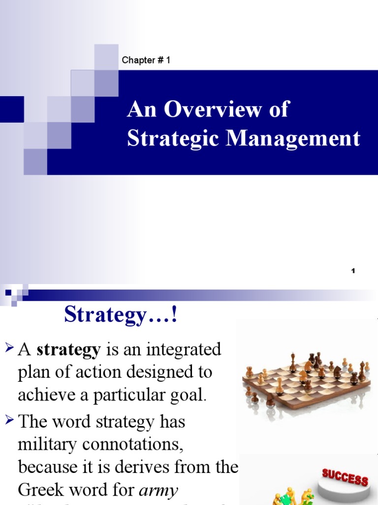 Overview of Strategic Management Concepts | PDF | Business | Strategic ...