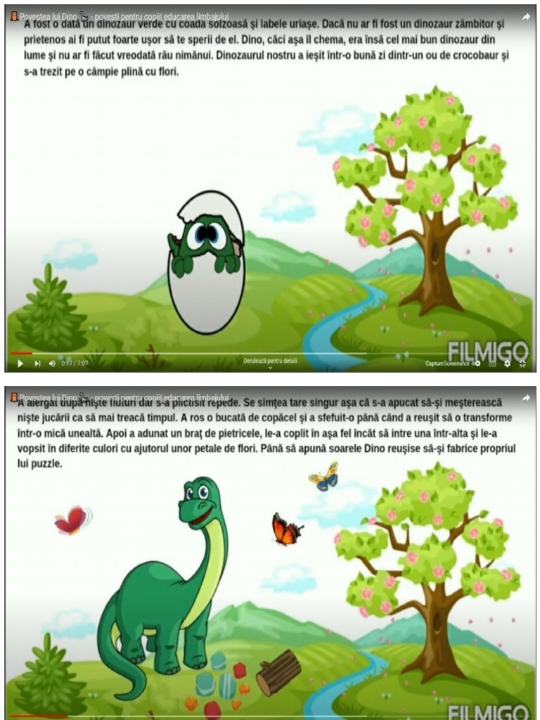 Povestea Lui Dino Cu Imagini | PDF