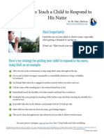 Early Start Denver Model Curriculum Checklist | PDF