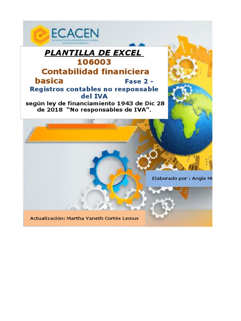 Auxiliar Contable 1 - Angie Ropero - Fase - 2 | PDF | Contabilidad ...