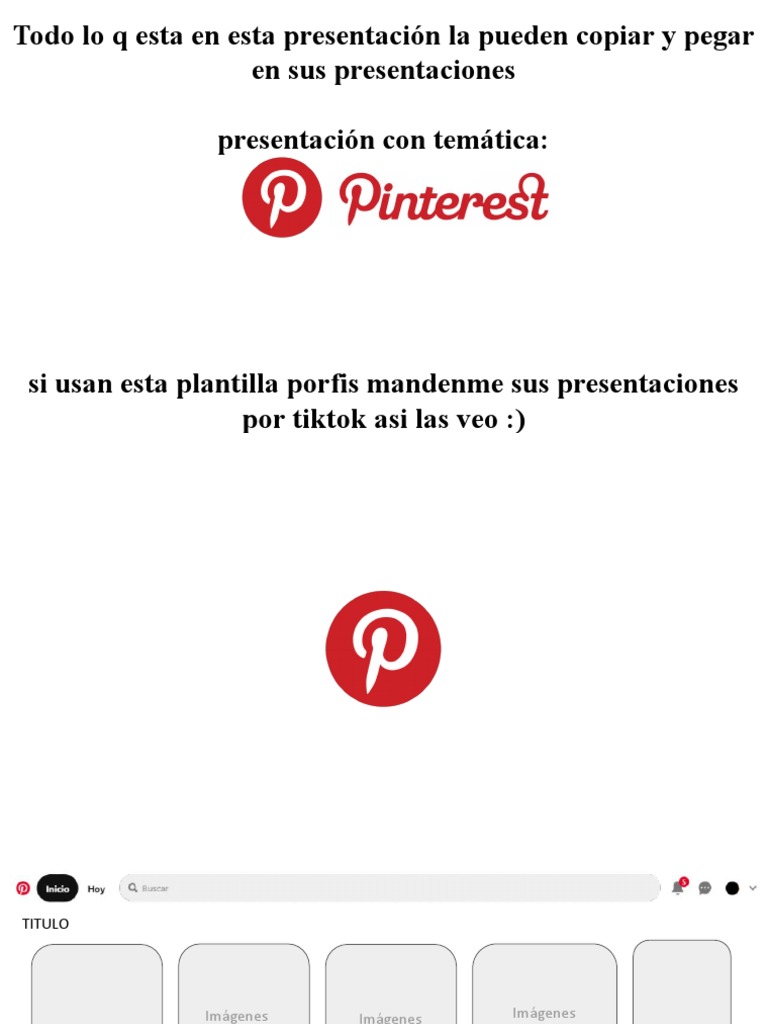 Presentación Pinterest | PDF
