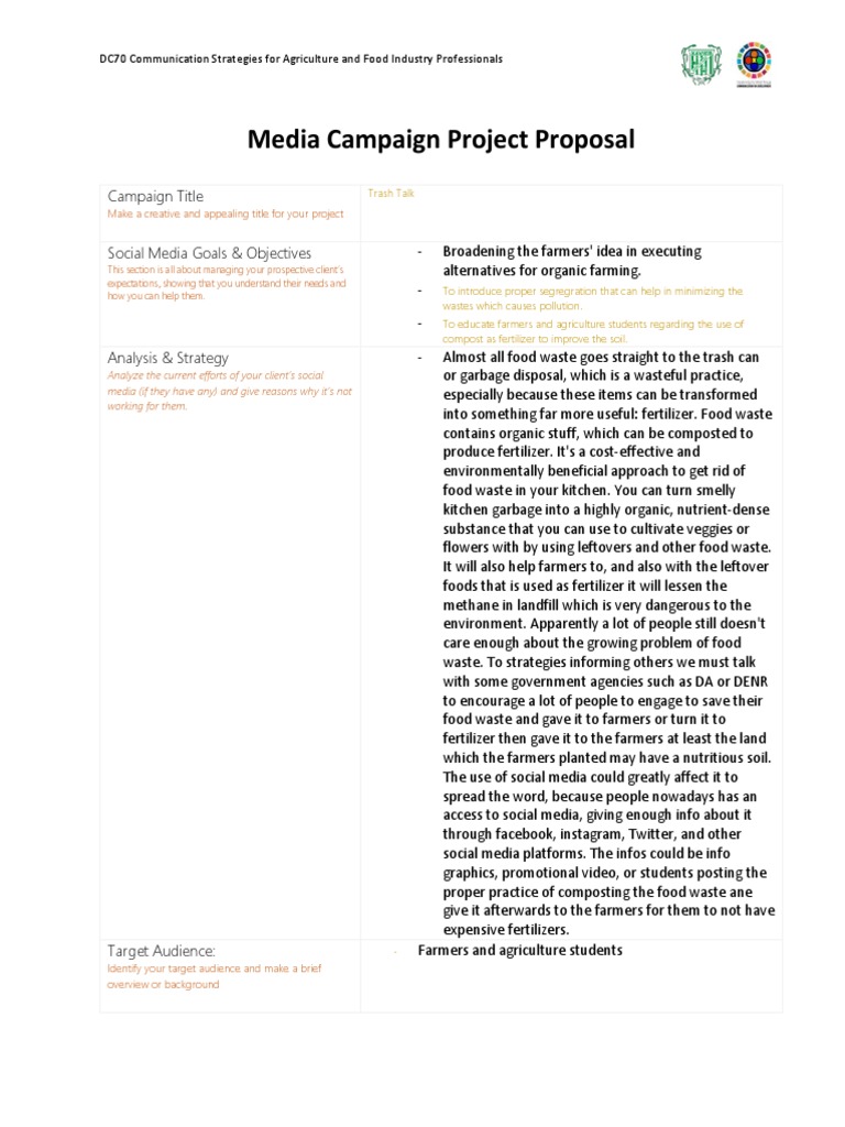 Composting Campaign for Farmers' Education | PDF | Compost | Fertilizer