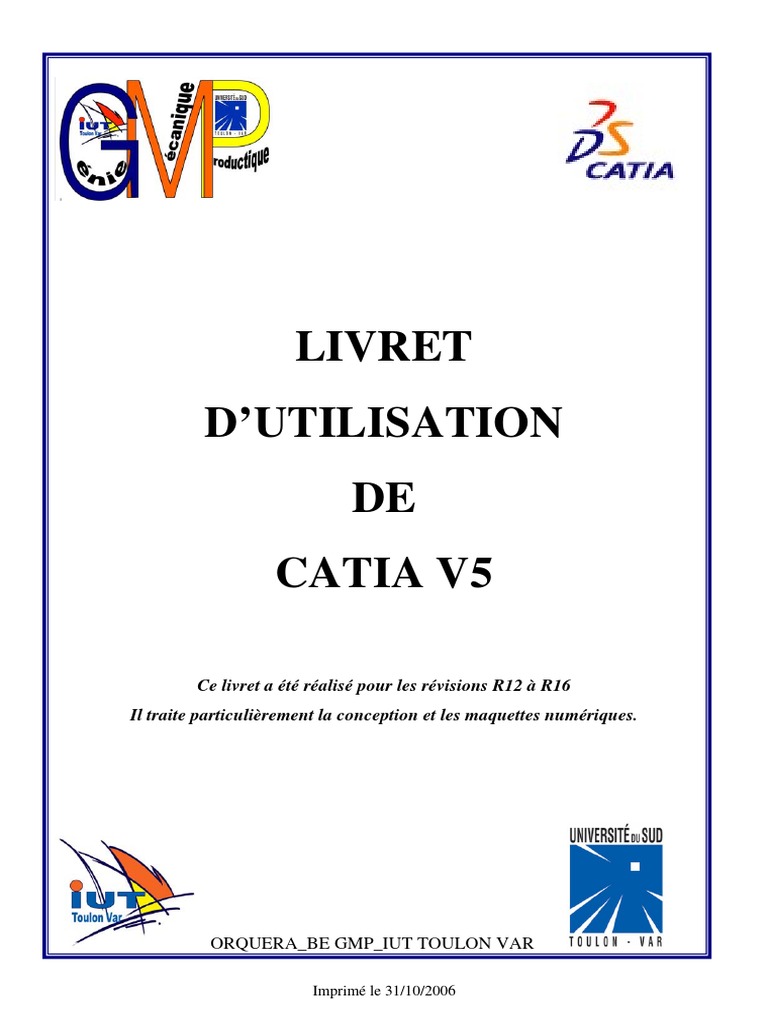 Livret CATIA V5 | PDF