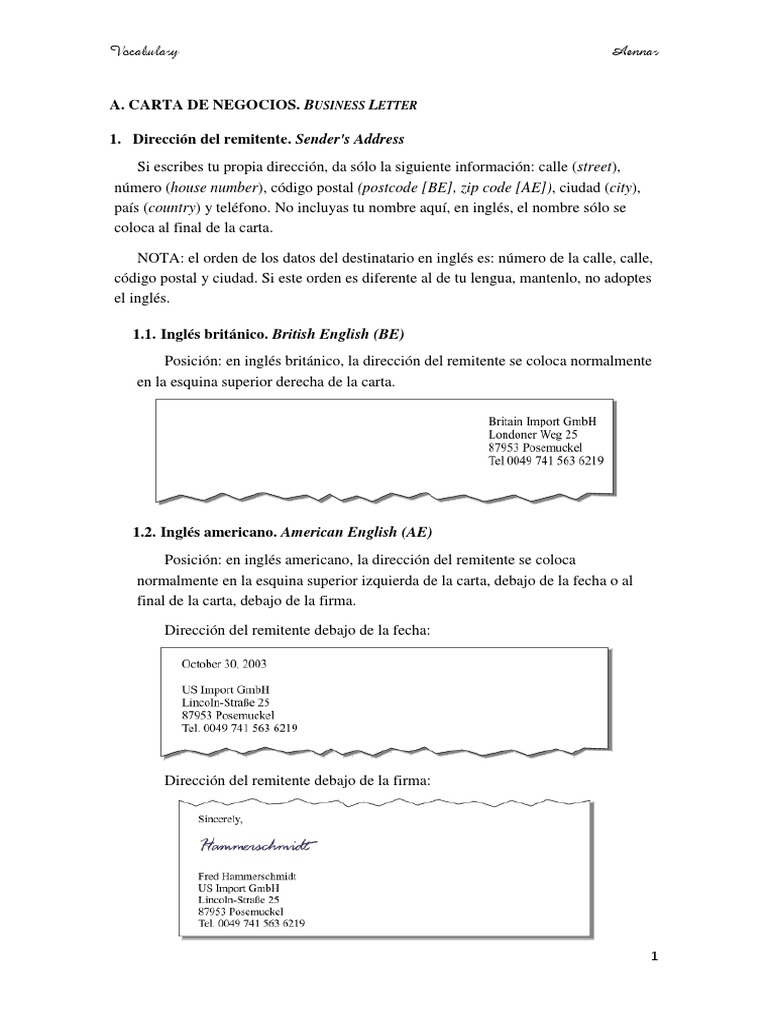 Business Letters | PDF | Idiomas del Reino Unido | Comunicación humana