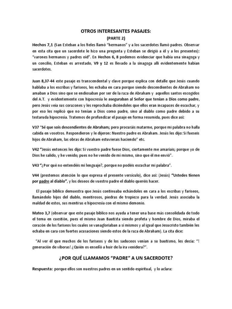 Significado de "Padre" en la Biblia | PDF | Jesús | Pablo el apóstol